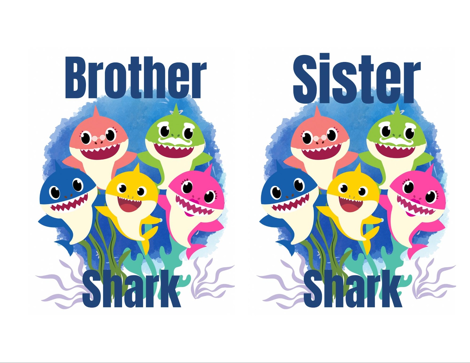 Shark Family Set - Etsy