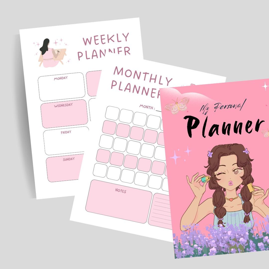 My Personal Planner - Printable Daily, Weekly & Monthly Planner for ...
