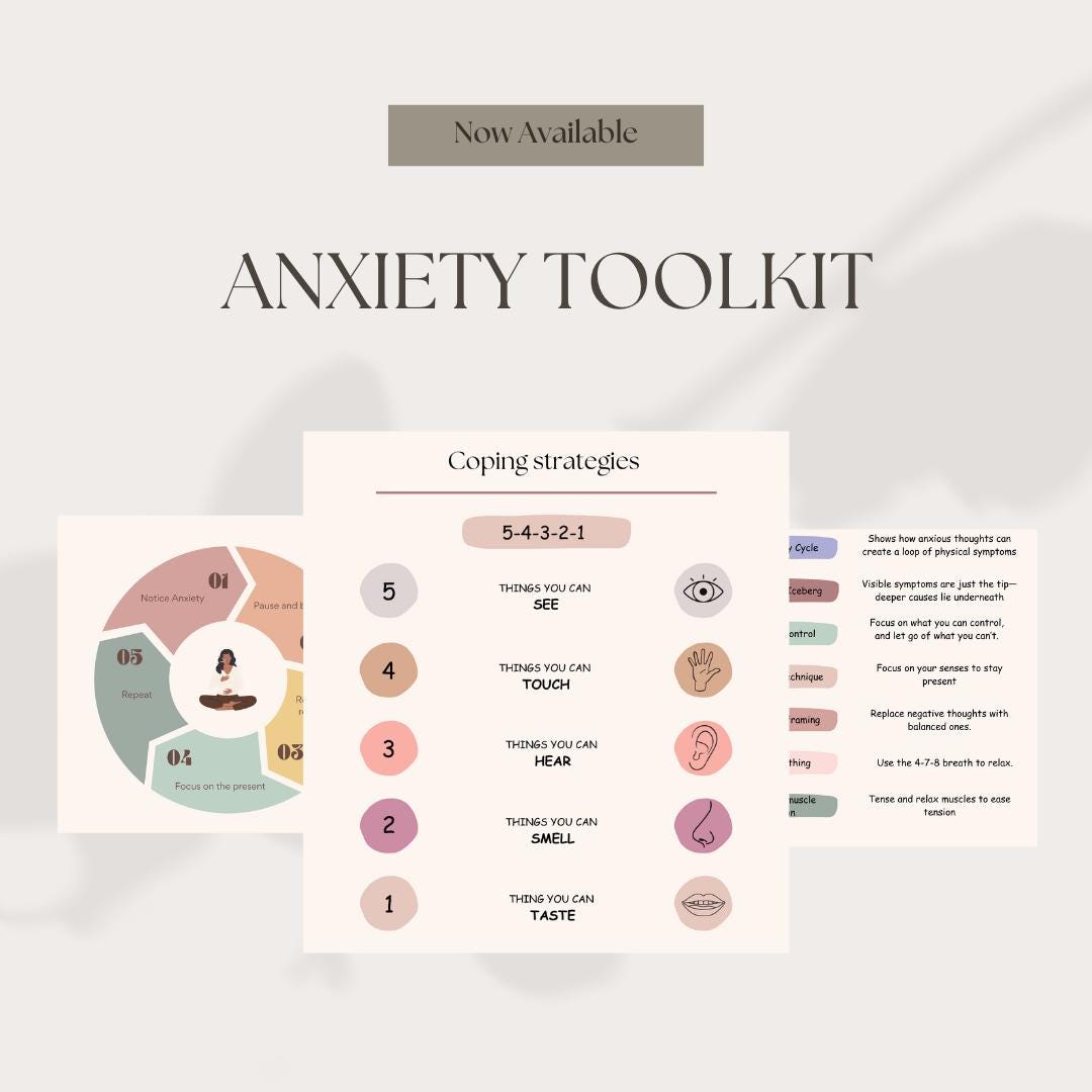 Anxiety Toolkit - Etsy