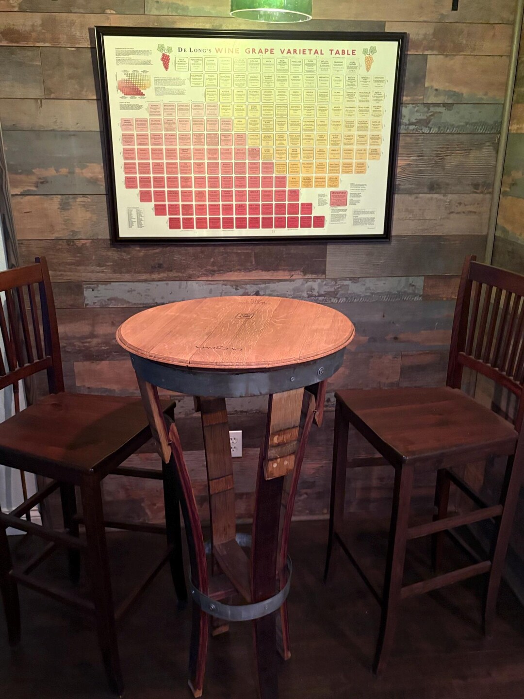 Oak Barrel High Top Bar Table High Table. - Etsy UK