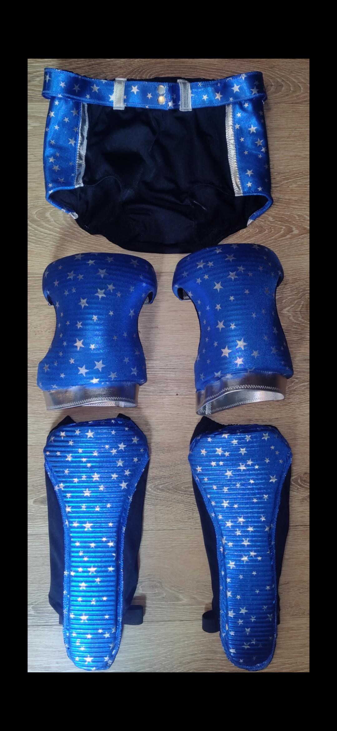 Pro Wrestling Trunks With Belt and Kickpad, Kneepads. - Etsy