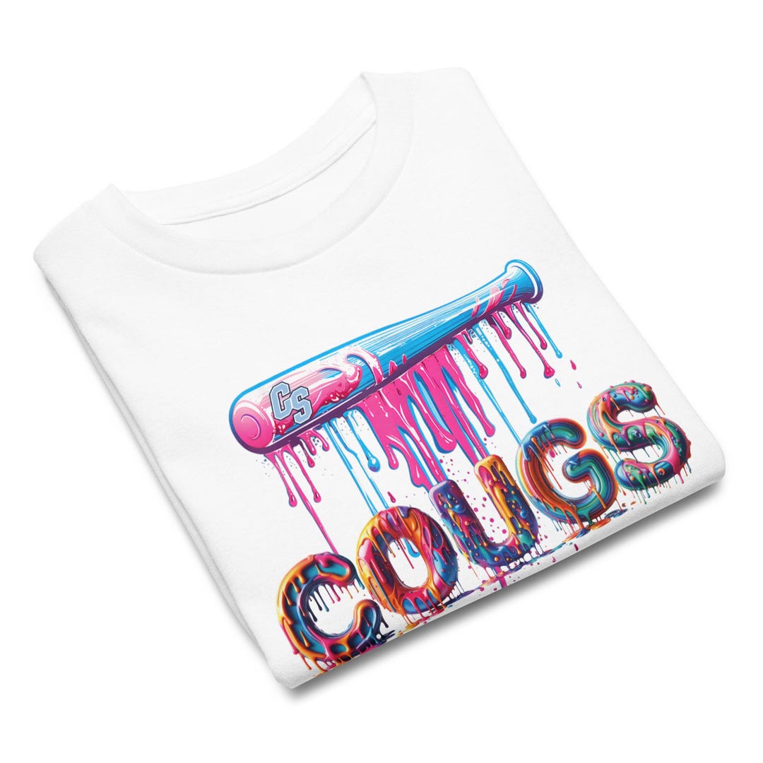 Cougs Baseball Bat Drip - Adult and Youth - Etsy