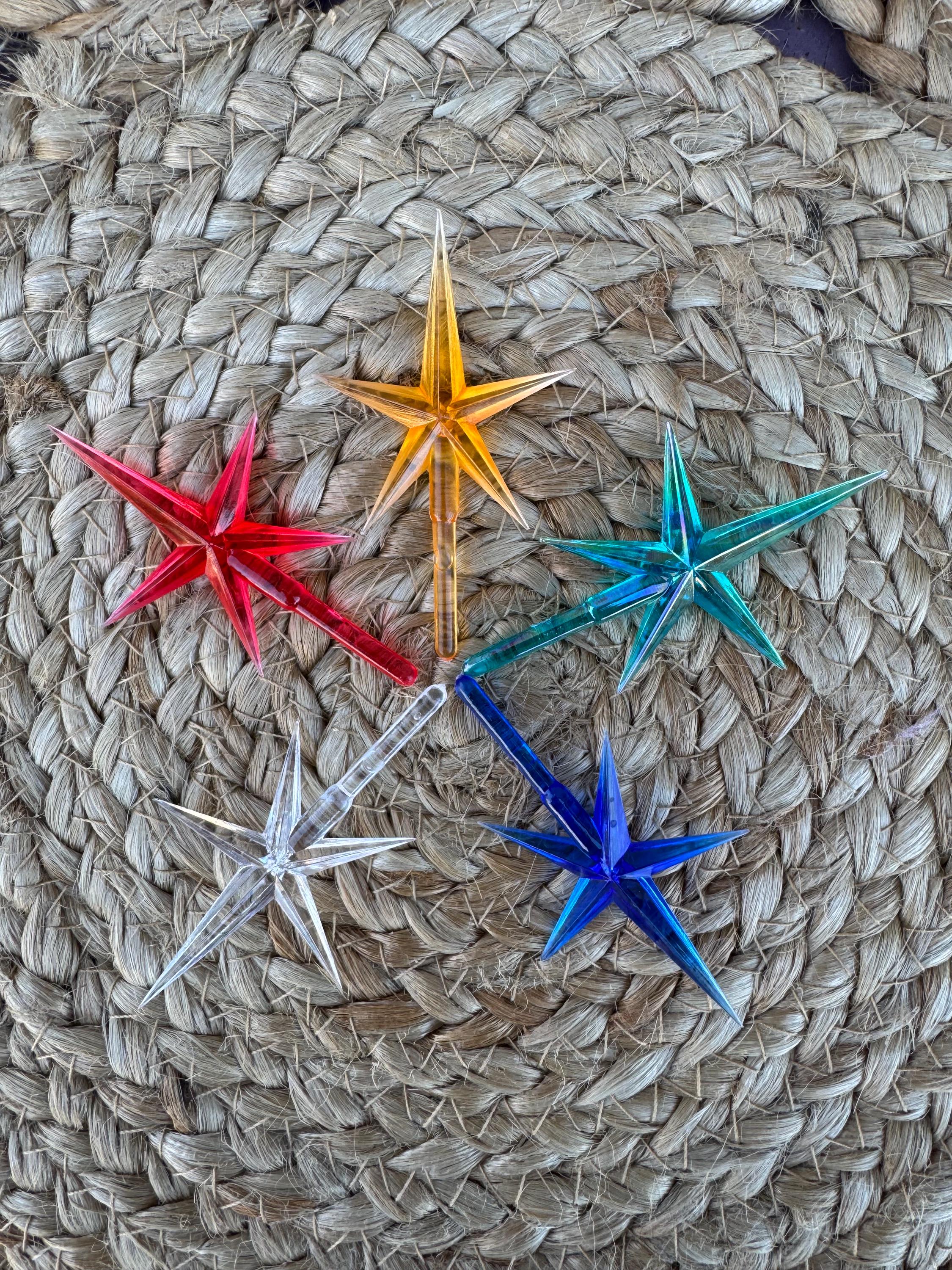 Extra Star - Vintage Style Ceramic Christmas Tree Plastic Replacement ...