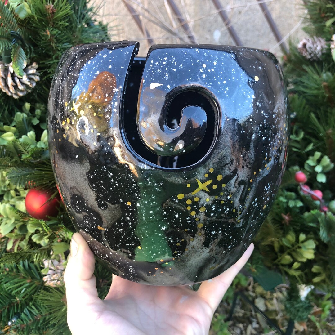 Triple Threader Silver Sparkled Marbled Galaxy - Tie Dye Swirl Ceramic ...