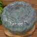 Giant Gourd Ceramic Pumpkin - Rustic Riverstone Green and Mother of ...