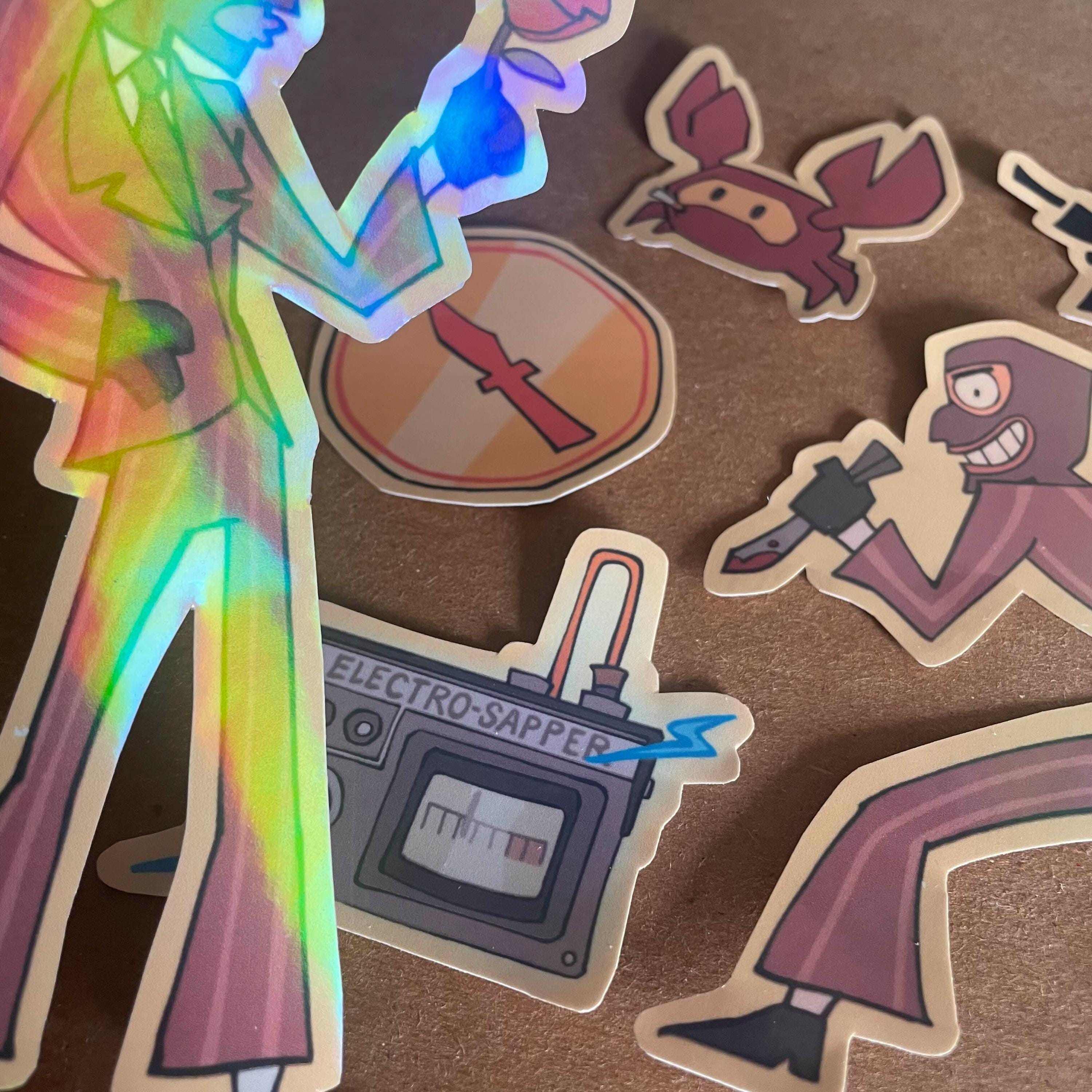 TF2 - Spy Sticker Pack - Etsy