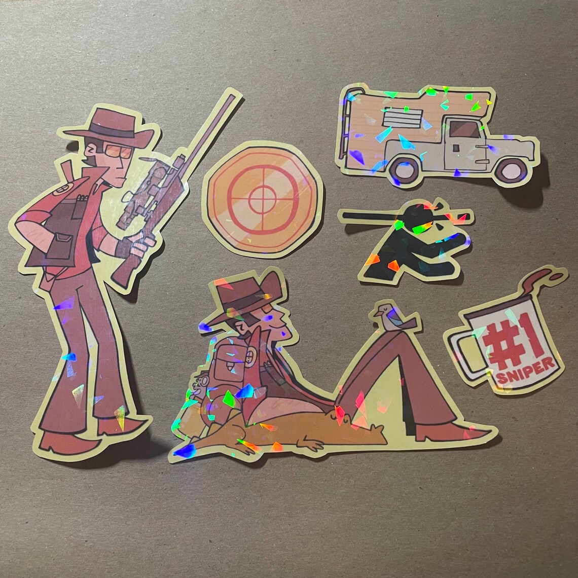 TF2 - Sniper Sticker Pack - Etsy