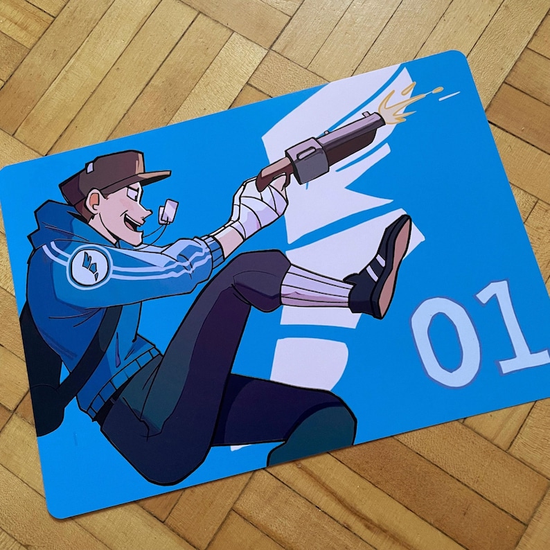 TF2 Scout Print - Etsy