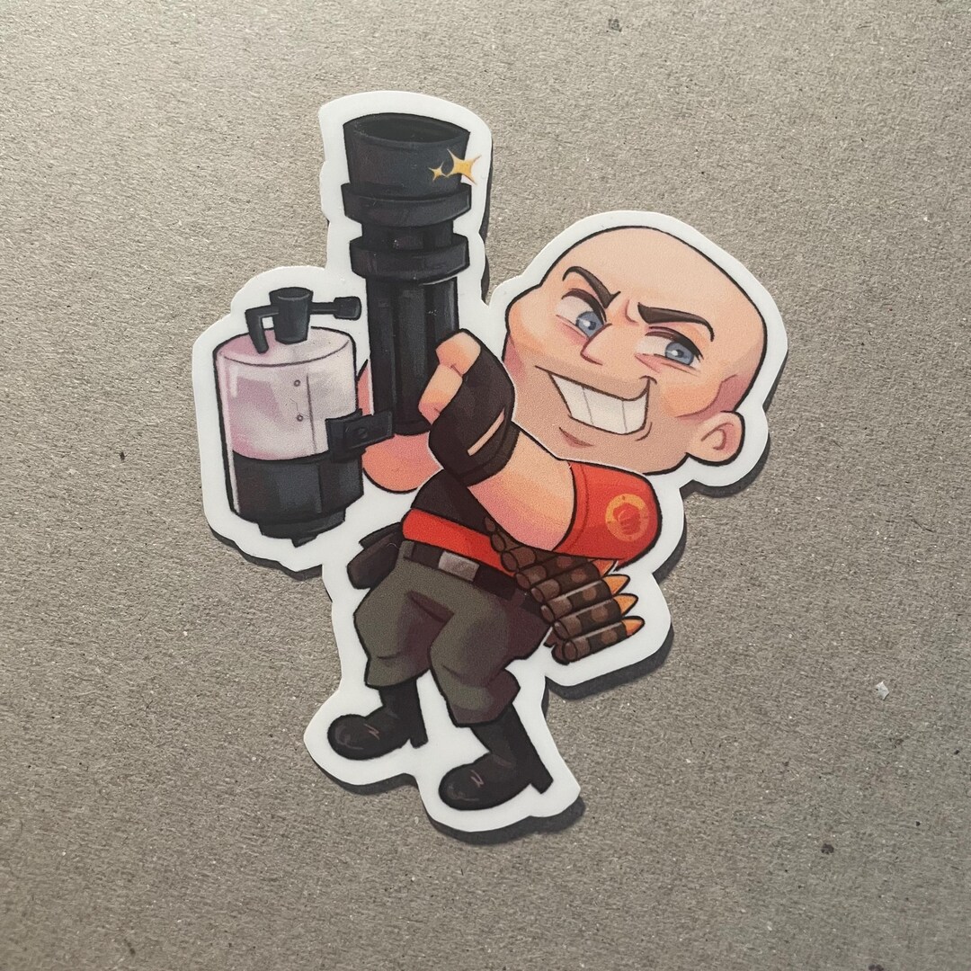 TF2 - Heavy Sticker - Etsy
