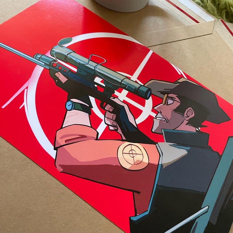 TF2 Sniper Print - Etsy