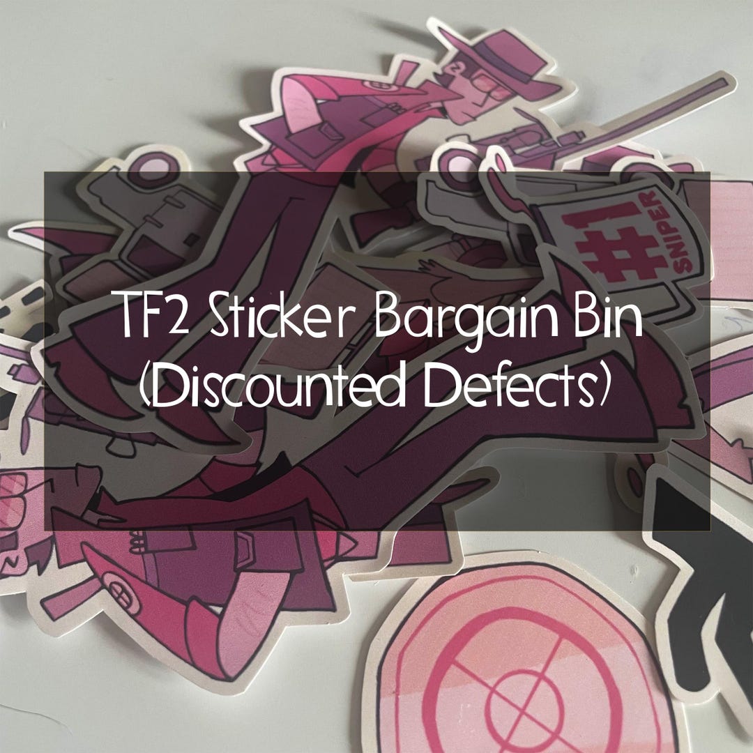 TF2 Sticker Bargain Bin - Etsy