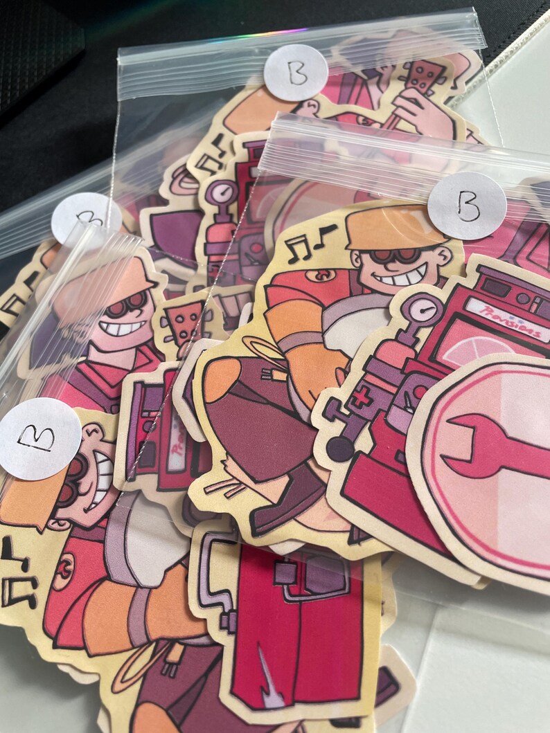 TF2 Sticker Bargain Bin - Etsy