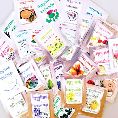 32-scent SUPER Sampler Hand Cream Sample Set HAPPY HANDS | Etsy