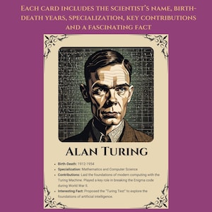 Printable Scientist Flash Cards | 15 Famous Scientists | Educational ...
