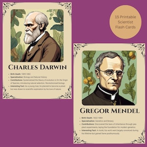 Printable Scientist Flash Cards | 15 Famous Scientists | Educational ...
