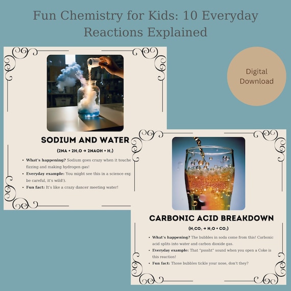 Chemical Reactions Explanation For Kids