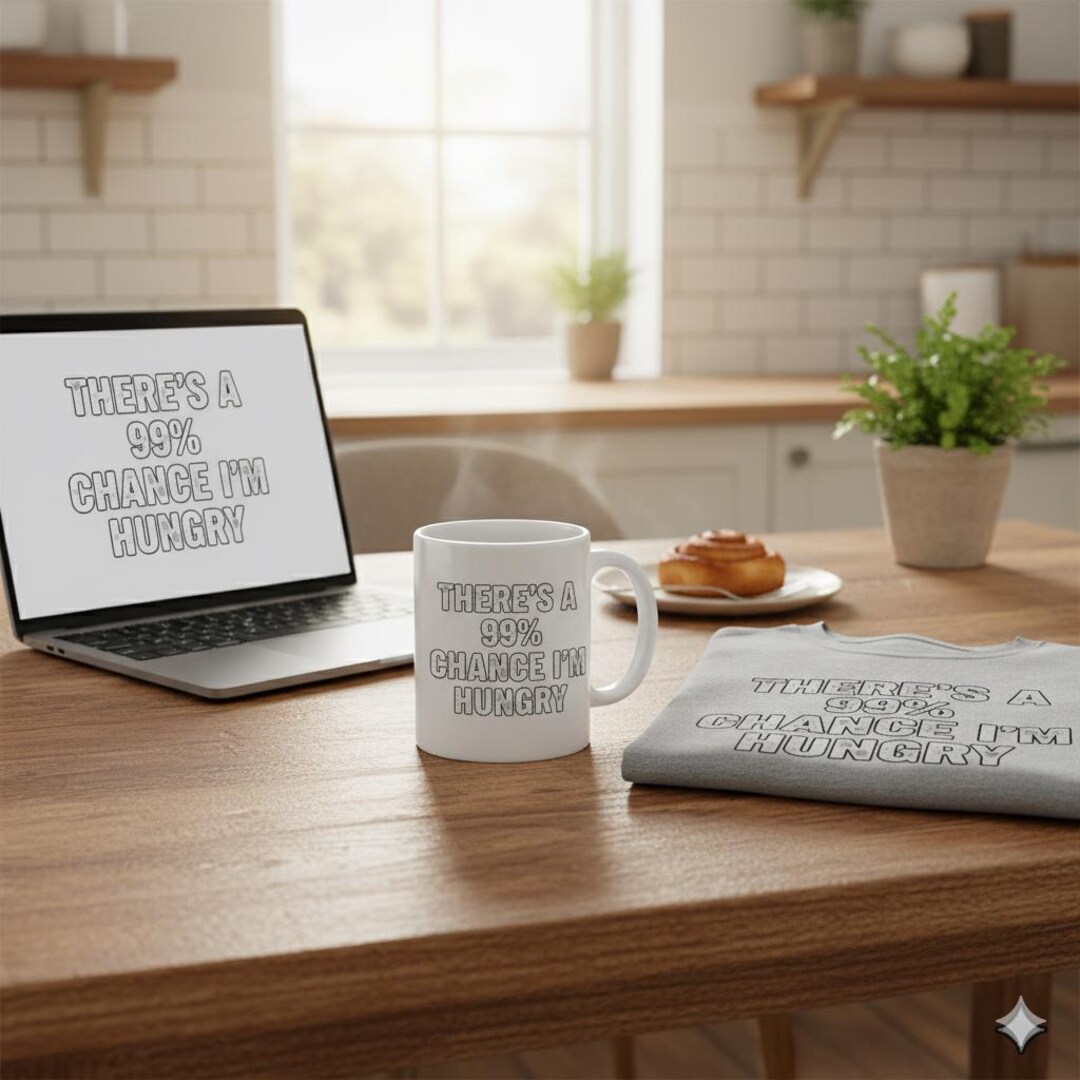 There’s a 99% Chance I’m Hungry SVG | Funny Food Quote Design | Humor ...