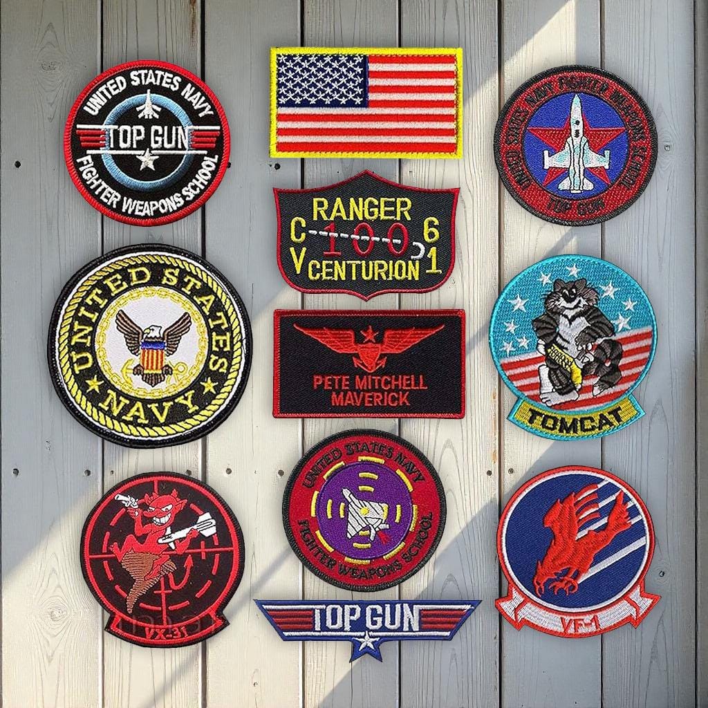 Pack of 25, 50... Custom Embroidered Patches With Your Design! Iron-on ...