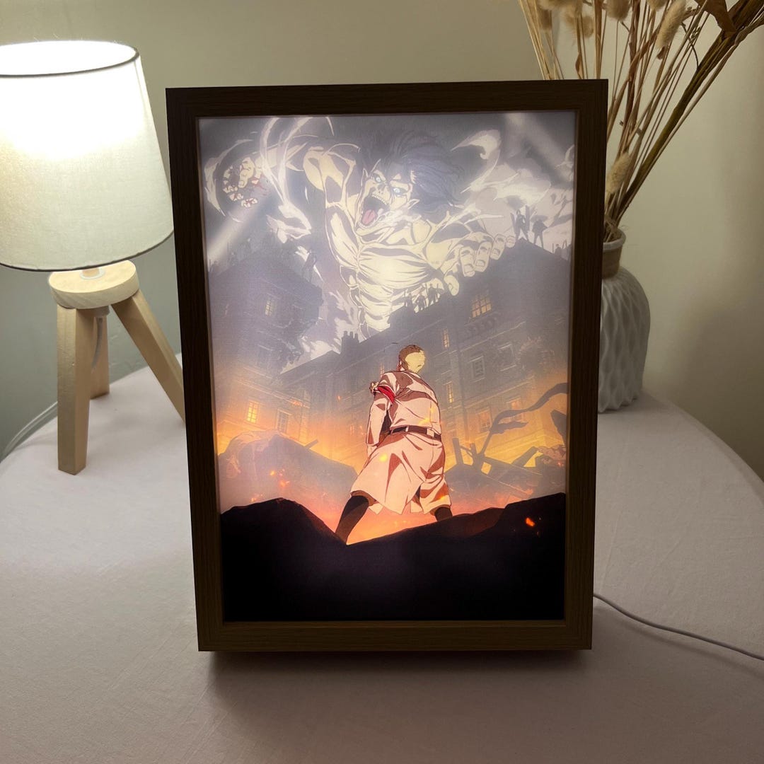 Light Frame Reiner - Attack on Titan / Anime Poster - Etsy