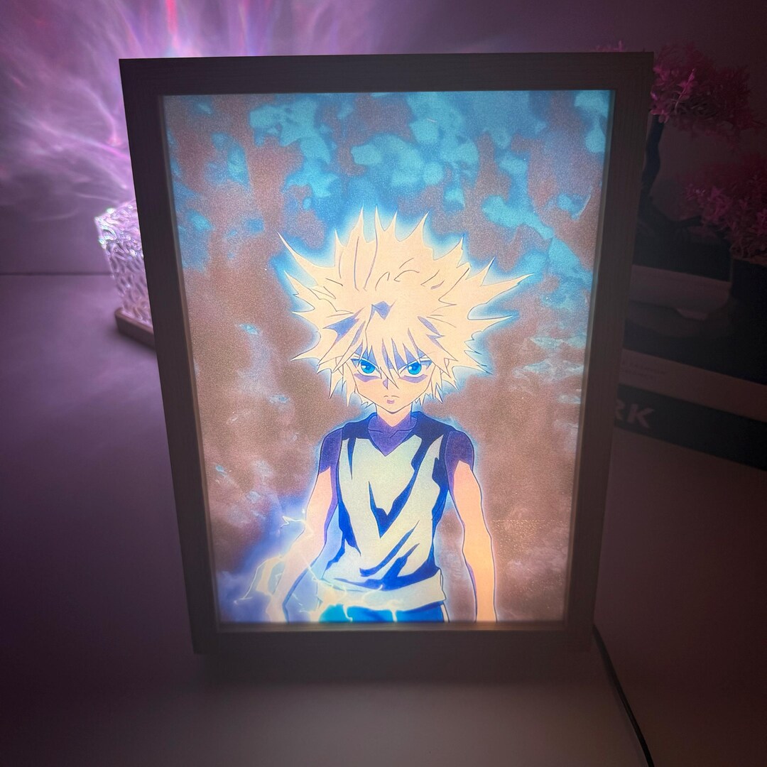 Light Frame Killua - Hunter X Hunter / Anime Poster / Killua Poster ...