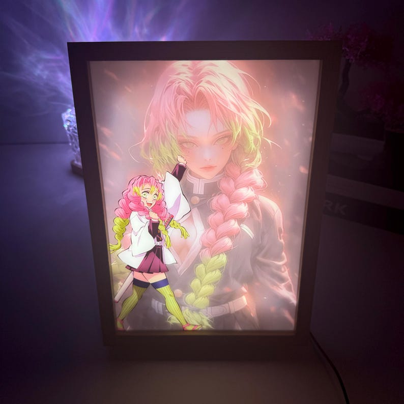 Light Frame Mitsuri Kanroji - Demon Slayer / Anime Poster - Etsy Australia