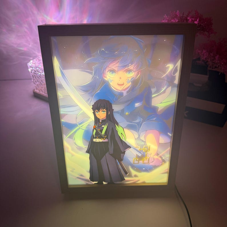 Light Frame Muichiro Tokito - Demon Slayer / Anime Poster - Etsy Australia
