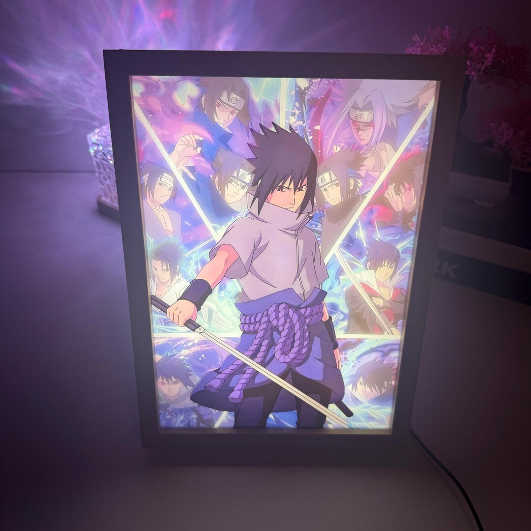 Light Frame Sasuke Story - Naruto / Anime Poster / Sasuke Poster - Etsy
