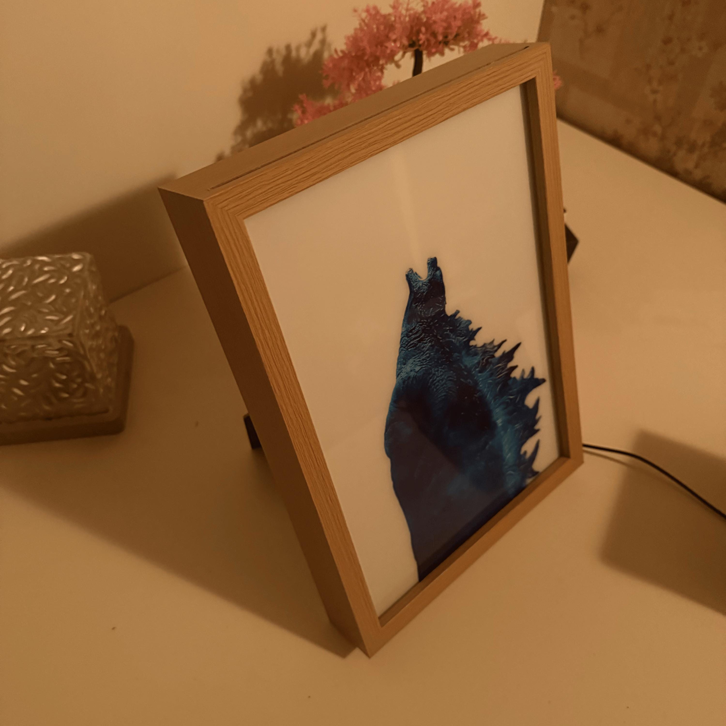 Light Frame Godzilla King of the Monsters / Movie Poster / Godzilla ...