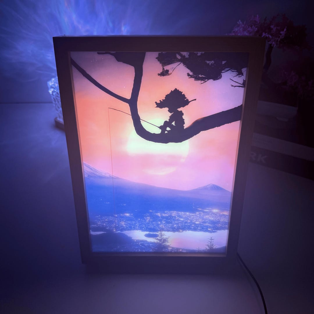 Light Frame Gon Freecss Fishing - Hunter X Hunter / Anime Poster - Etsy