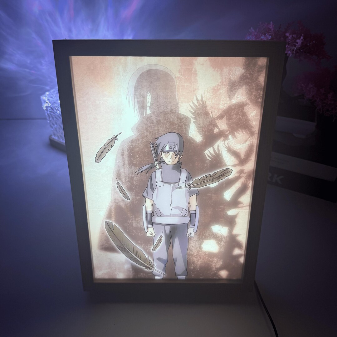 Light Frame Itachi - Naruto / Anime Poster - Etsy