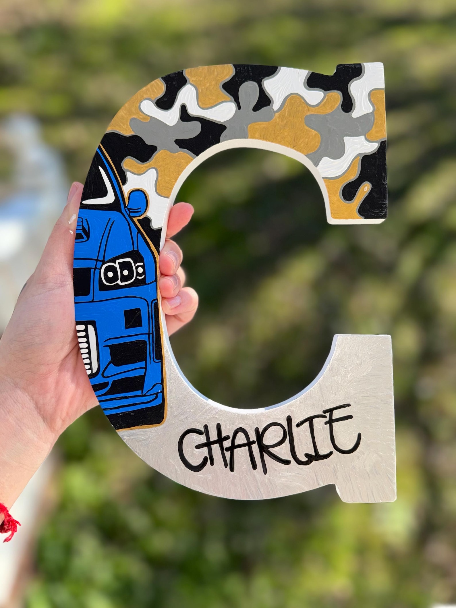 Custom Hand Painted Wooden Letters - Etsy