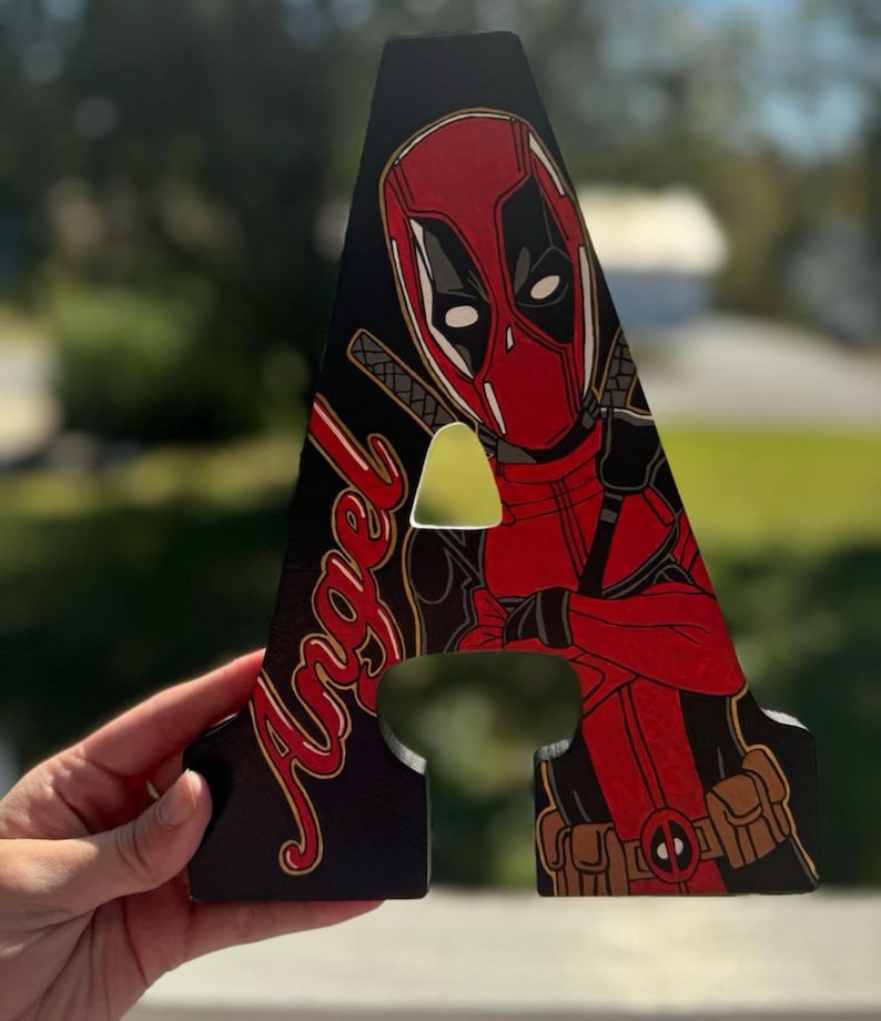 Custom Hand Painted Wooden Letters - Etsy