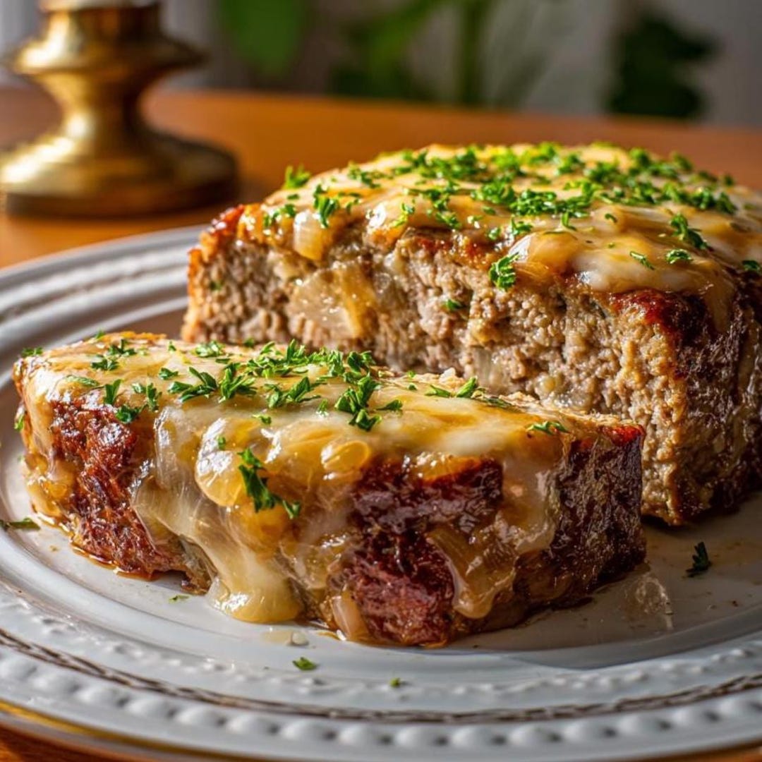 BEST RECIPE for French Onion Meatloaf A Flavor Explosion in Every Bite ...