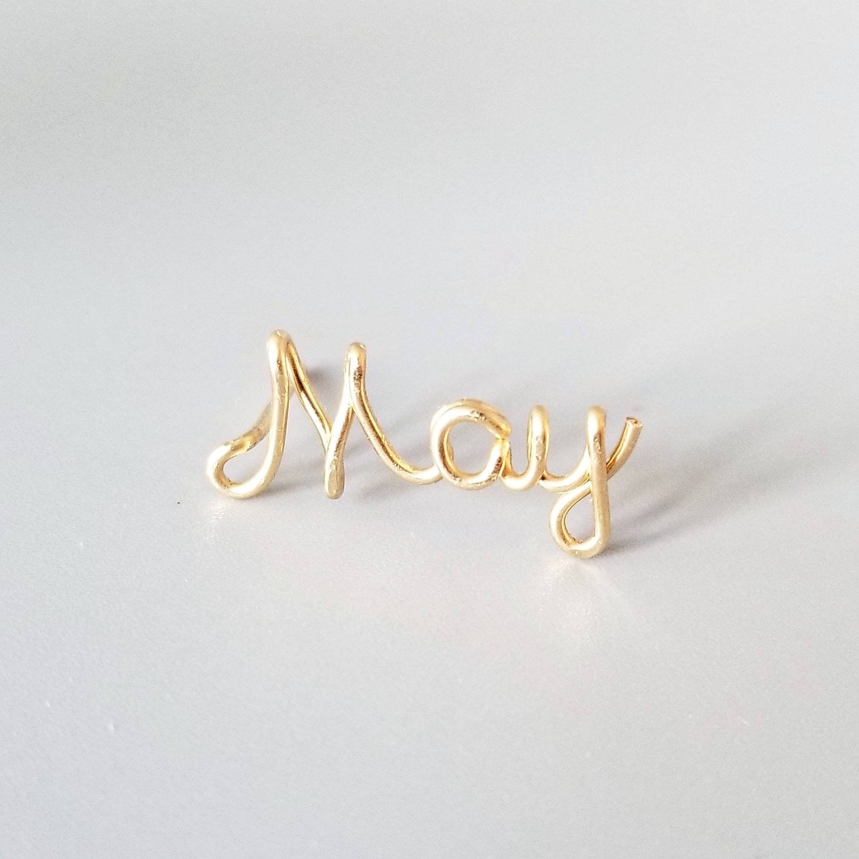 Personalized Word Ring-wire Hope Ring-simple Best Friend | Etsy