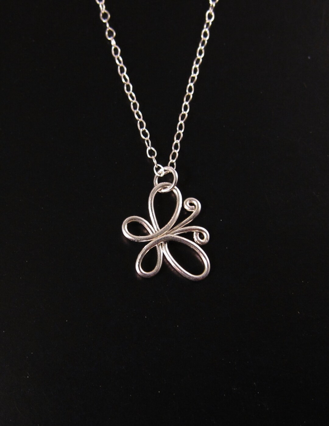 Wire Butterfly Necklace Sterling Silver-14k Rose Gold-gold Filled ...