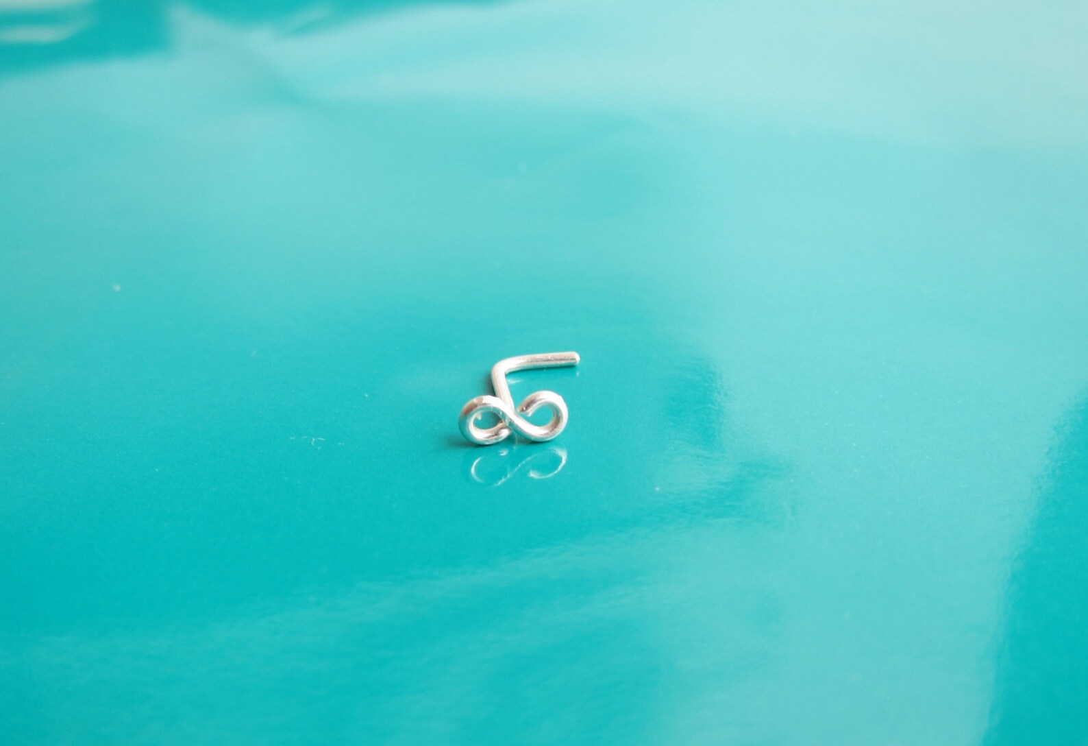 Tiny Infinity Piercing Nose Ring-infinity Nose Ring-piercing - Etsy