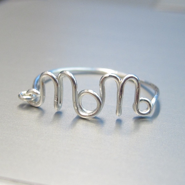 Wire Word Ring - Etsy