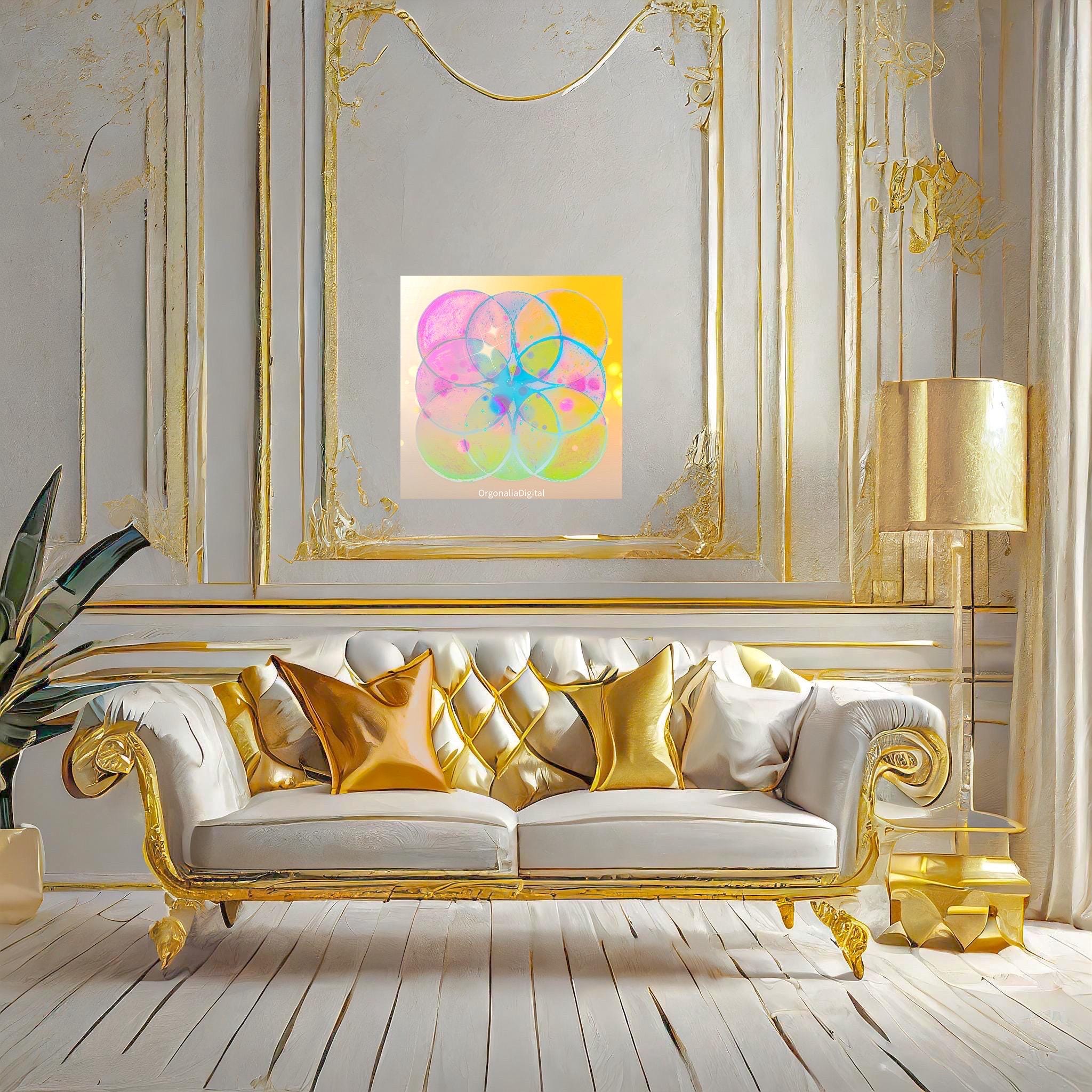 Sacred Geometry Energy Printable Art - Etsy