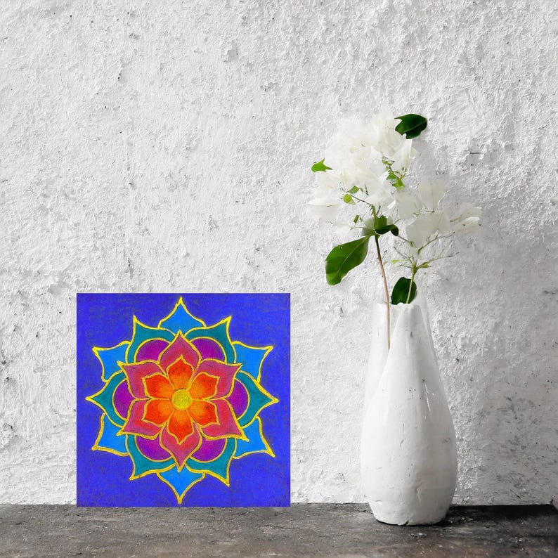 Mandala Energy Printable Art. Sacred Geometry. - Etsy