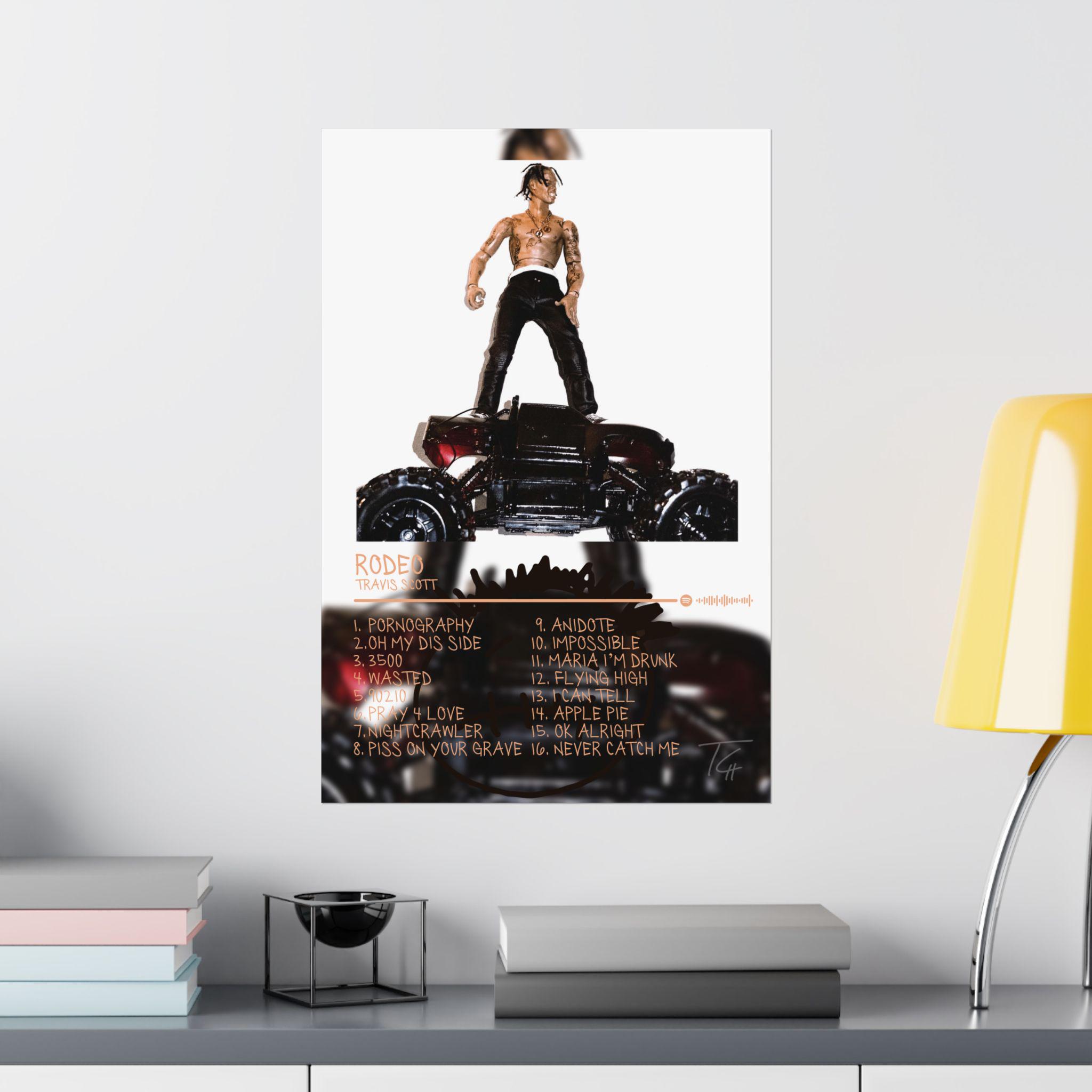 Travis Scott Rodeo Poster | Rodeo Poster | Travis Scott Poster | Album ...