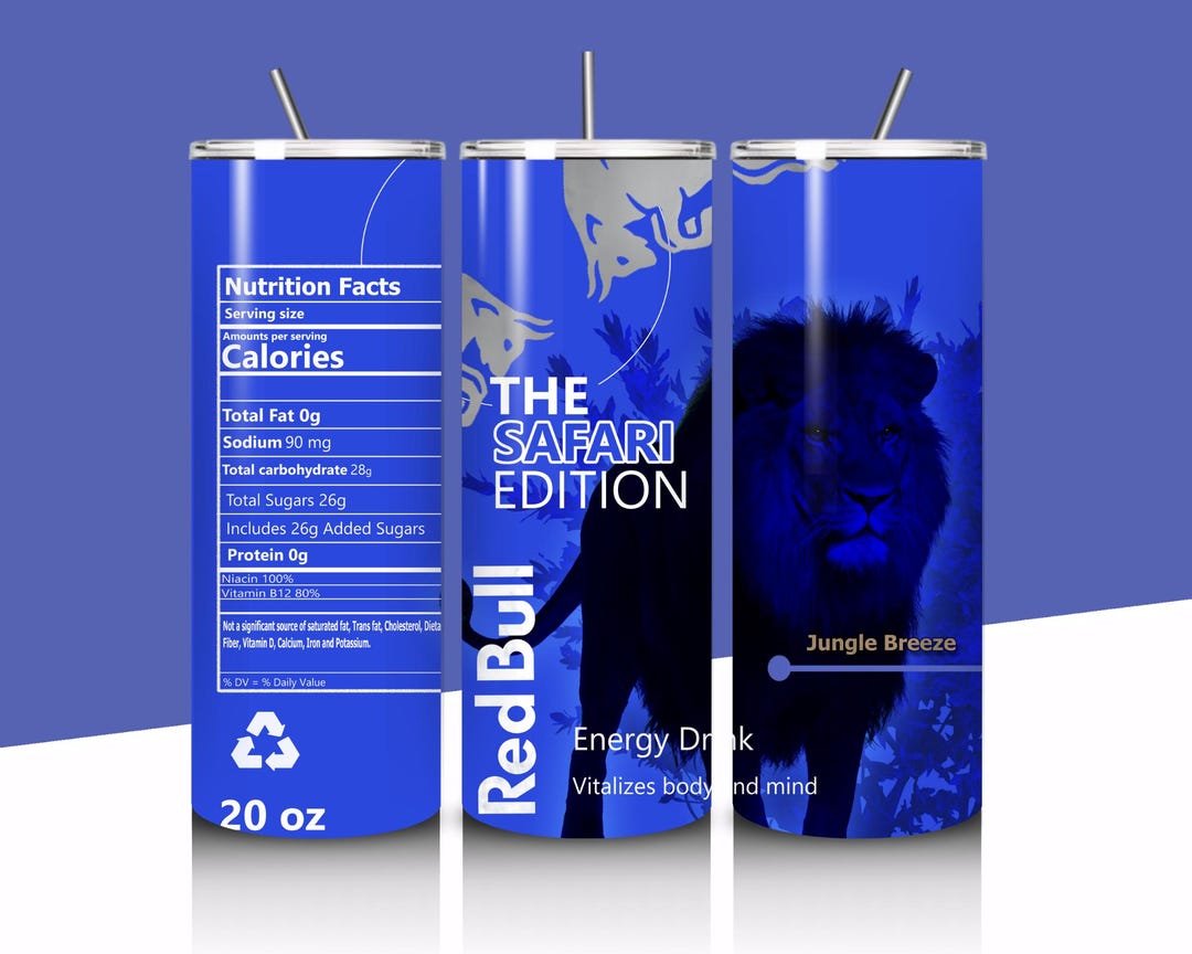 Red Bull Tumbler Wrap | Digital Download | Custom Drinkware Design ...