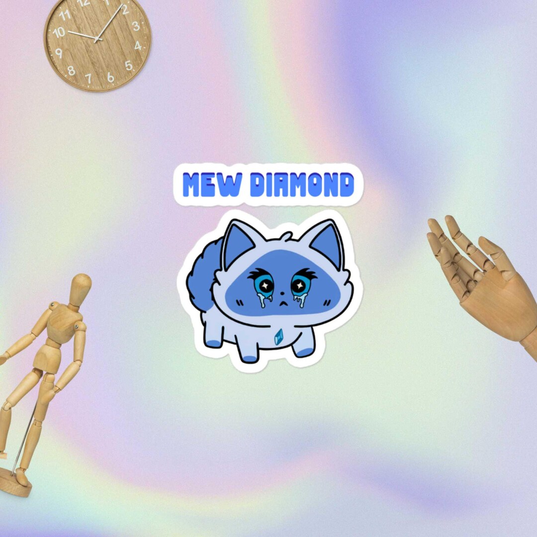 Steven Universe Inspired Blue Diamond Cat Stickers – Smooth, Stunning ...