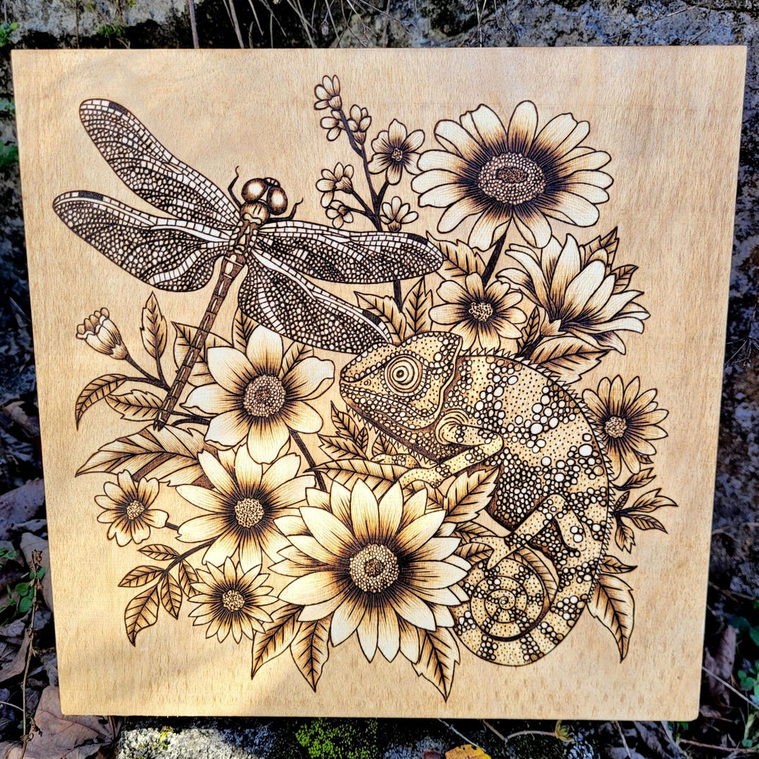 Hand Wood Burned 