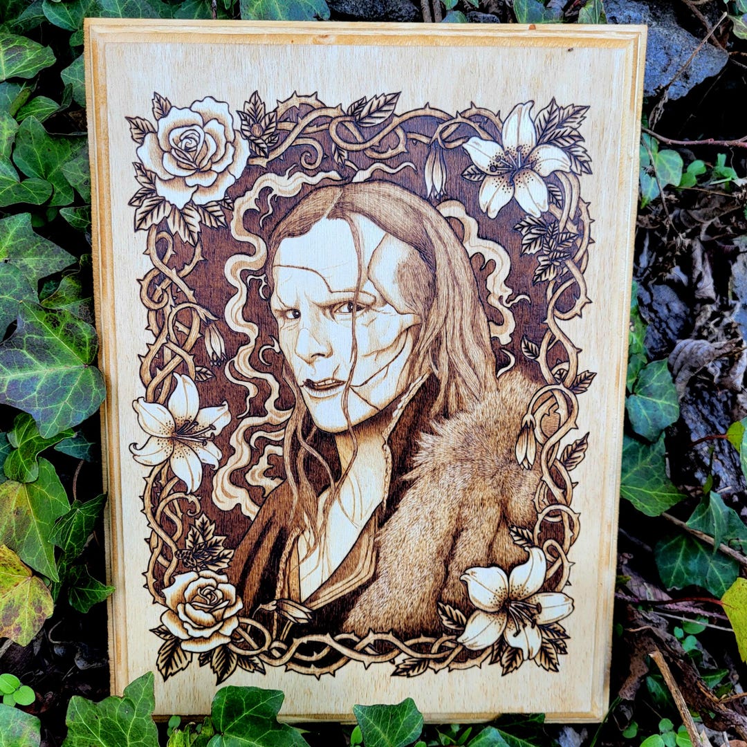 Hand Wood Burned Frankenstein Wall Plaque. Horror. Gothic. Monster ...