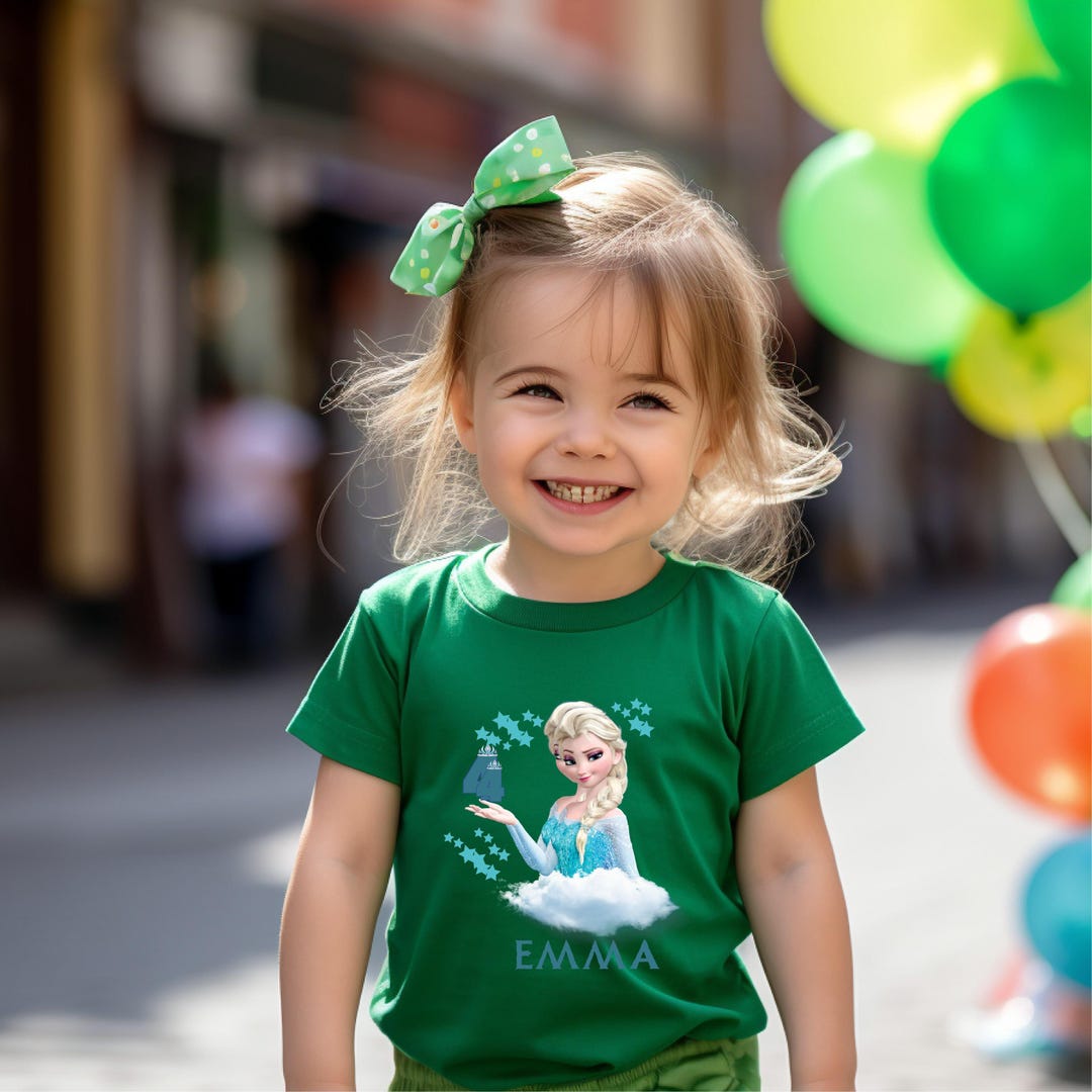 Custom Frozen Birthday Shirt,custom Elsa Birthday Shirt,personalize Ice Queen Birthday Shirt ...