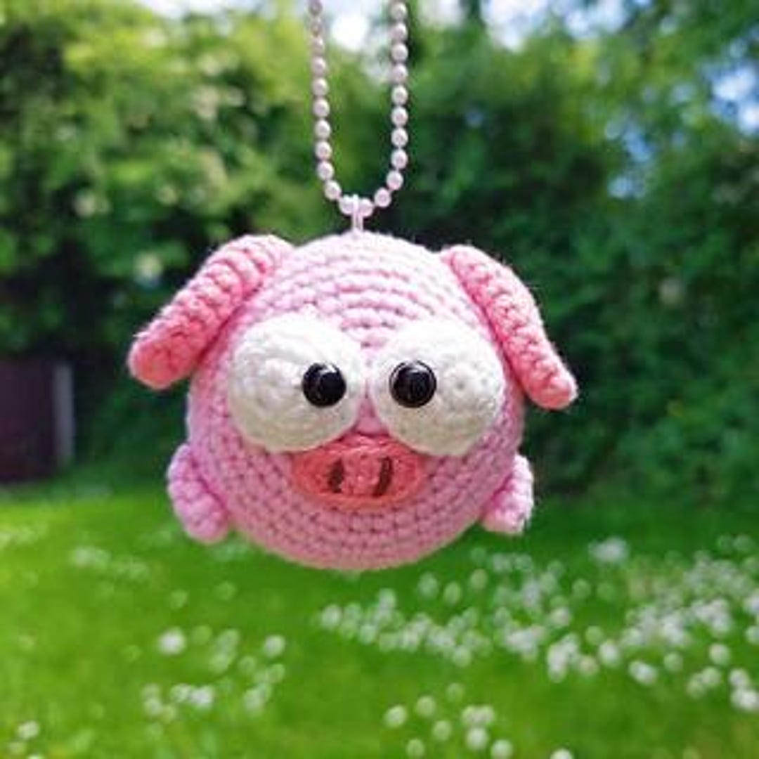 Piggy Keychain Crochet Pattern Pdf - Etsy