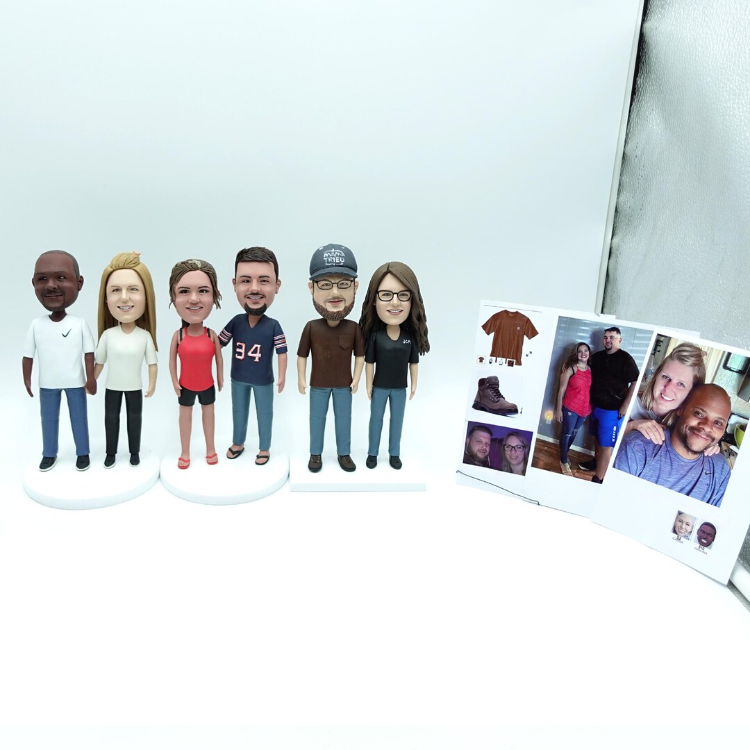 Custom Family Bobbleheads, Personalized Figurines, Unique Christmas ...