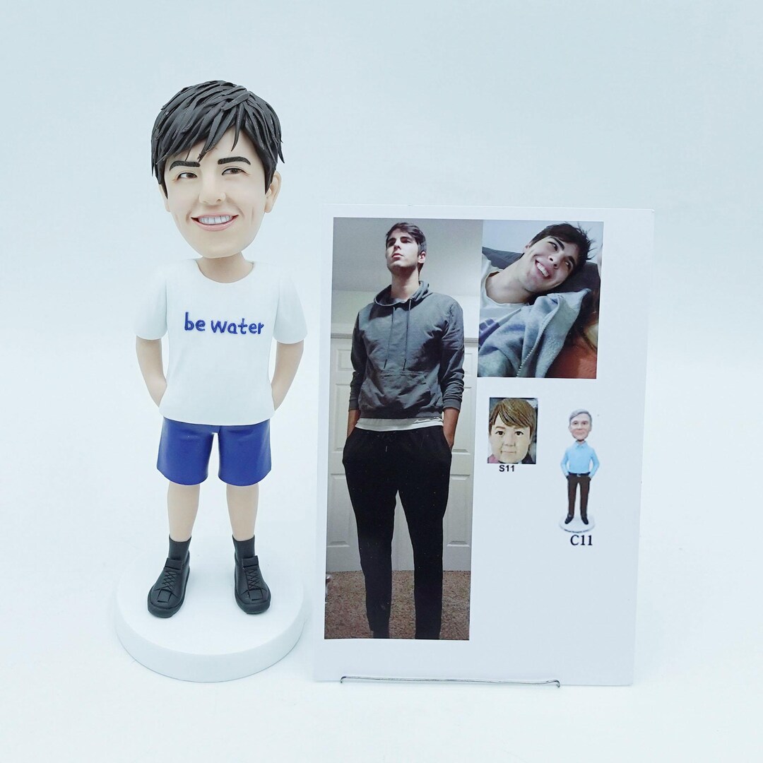 Custom Boyfriend Bobblehead, Personalized 3D Statue, Christmas Birthday ...