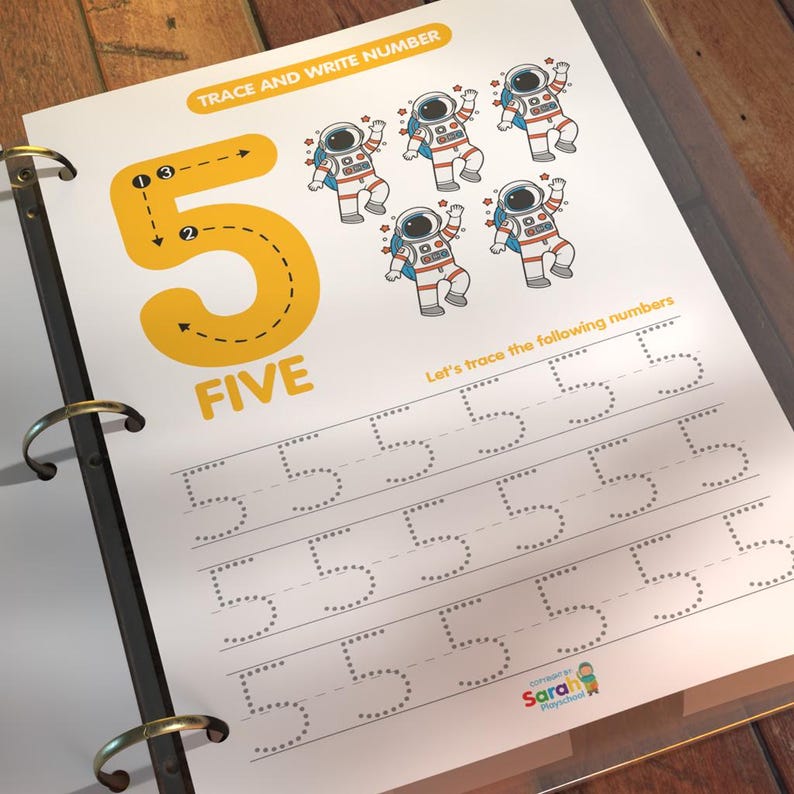 TRACING NUMBER 0-20 Worksheets for Preschool + Kindergarten - Etsy