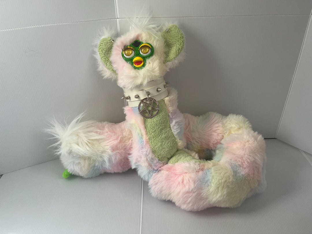 Green Tie Dye Long Furby - Etsy